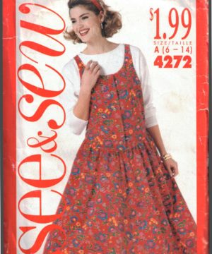 Butterick 5288 Dress, Jacket Size: A 6-8-10 Uncut Sewing Pattern