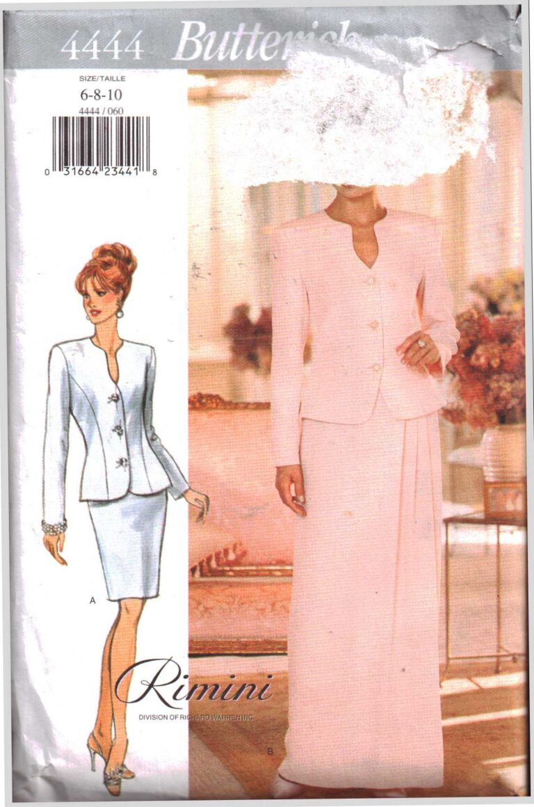 Butterick 4444 Suit - Jacket, Skirts Size: 18-20-22 Uncut Sewing Pattern