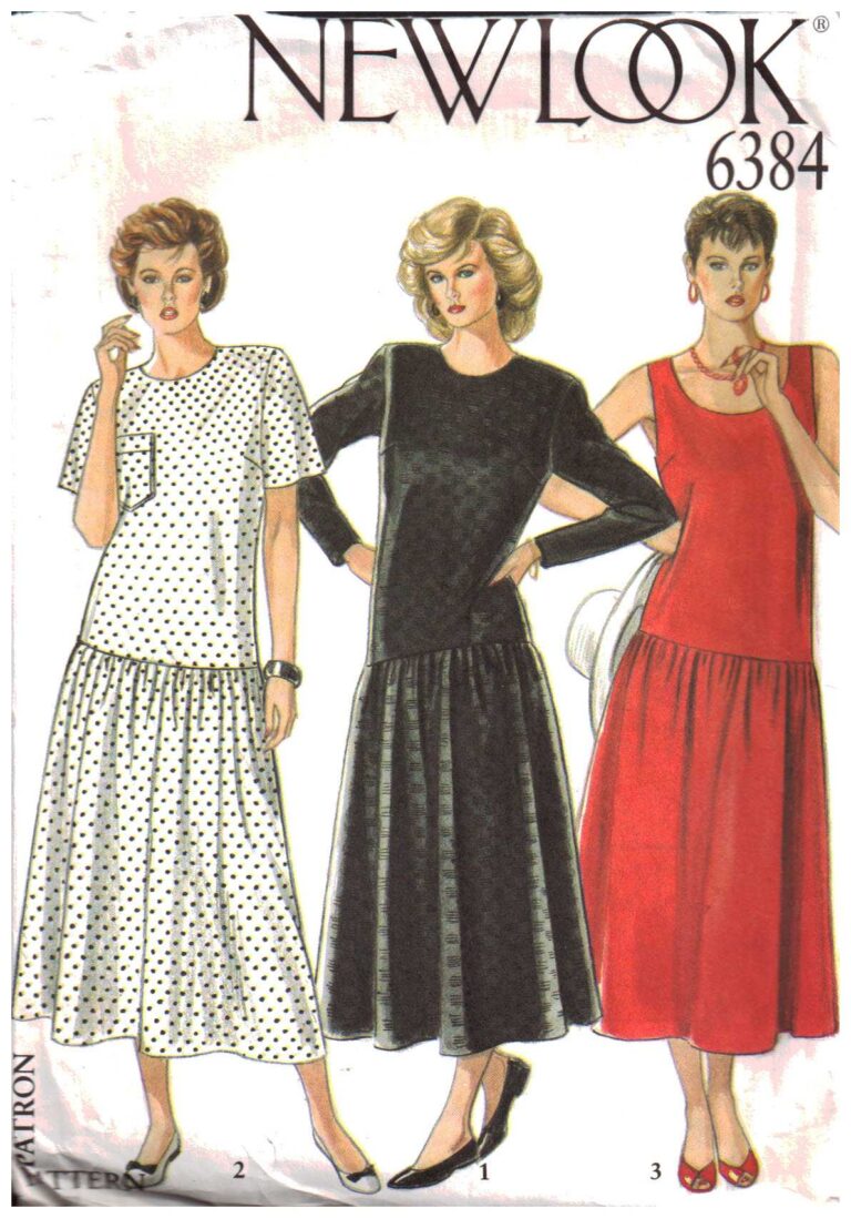 New Look 6384 Dress Size: 8-16 Used Sewing Pattern