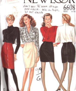 New Look 6291 Pants, Jacket, Tops, Vest Size: 14-26 Uncut Sewing Pattern