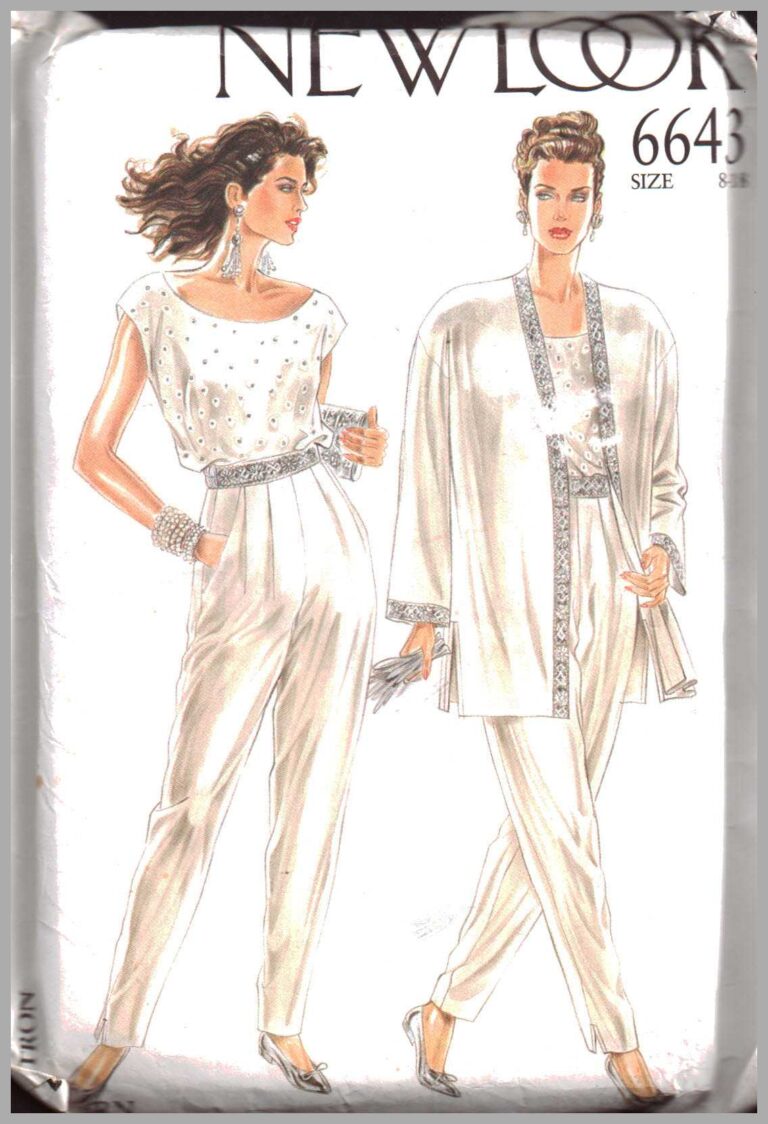 New Look 6643 Jacket, Top, Trousers Size: 8-18 Uncut Sewing Pattern