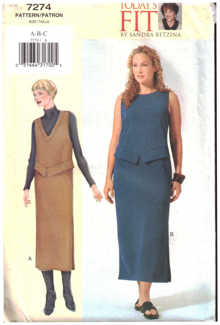 Vogue 7274 Misses' Petite Dress Size: A-B-C Uncut Sewing Pattern