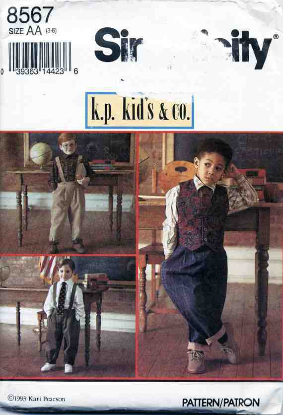 Pattern-Walk Boys Suits Sewing Patterns. Authentic Vintage Sewing Pattern