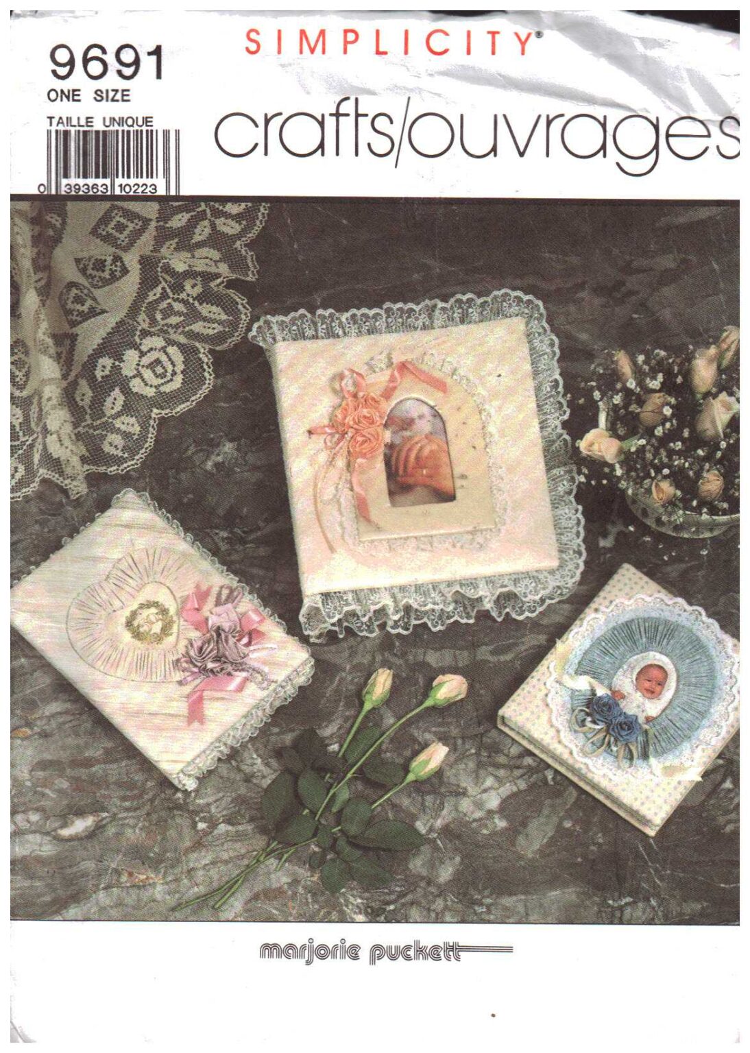 Simplicity 9691 Book Covers and Albums Size: One Uncut Sewing Pattern