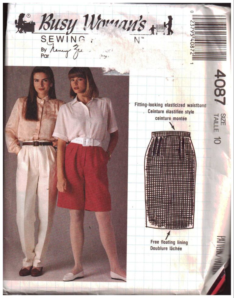 McCall's 4087 Skirt, Pants, Shorts by Nancy Zieman Size: 10 Uncut ...