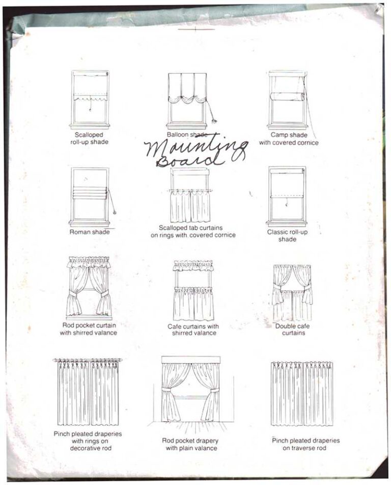 McCall's 8918 Window Treatments Size: One Uncut Sewing Pattern