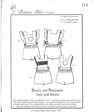 Sewing Patterns - Pattern-Walk Bonnie Blue Designs Sewing Patterns