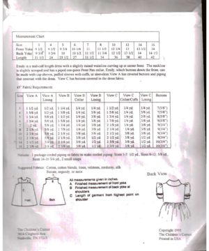 Sewing Patterns - Pattern-Walk The Children's Corner sewing patterns