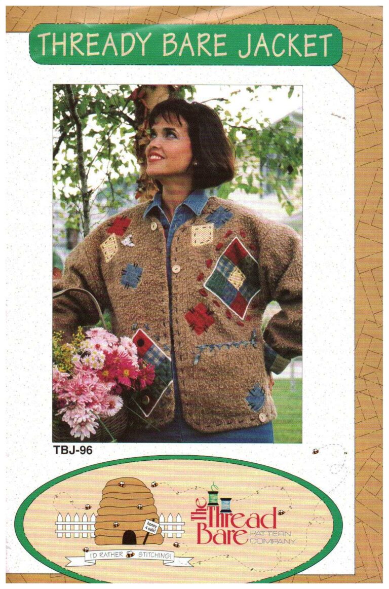Tread Bare Pattern Co TBJ-96 Jacket Size: All Uncut Sewing Pattern