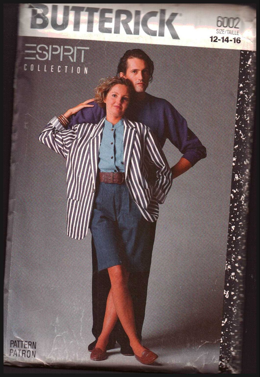 Butterick 6002 Jacket, Shirt, Shorts Size: 12-14-16 Uncut Sewing Pattern