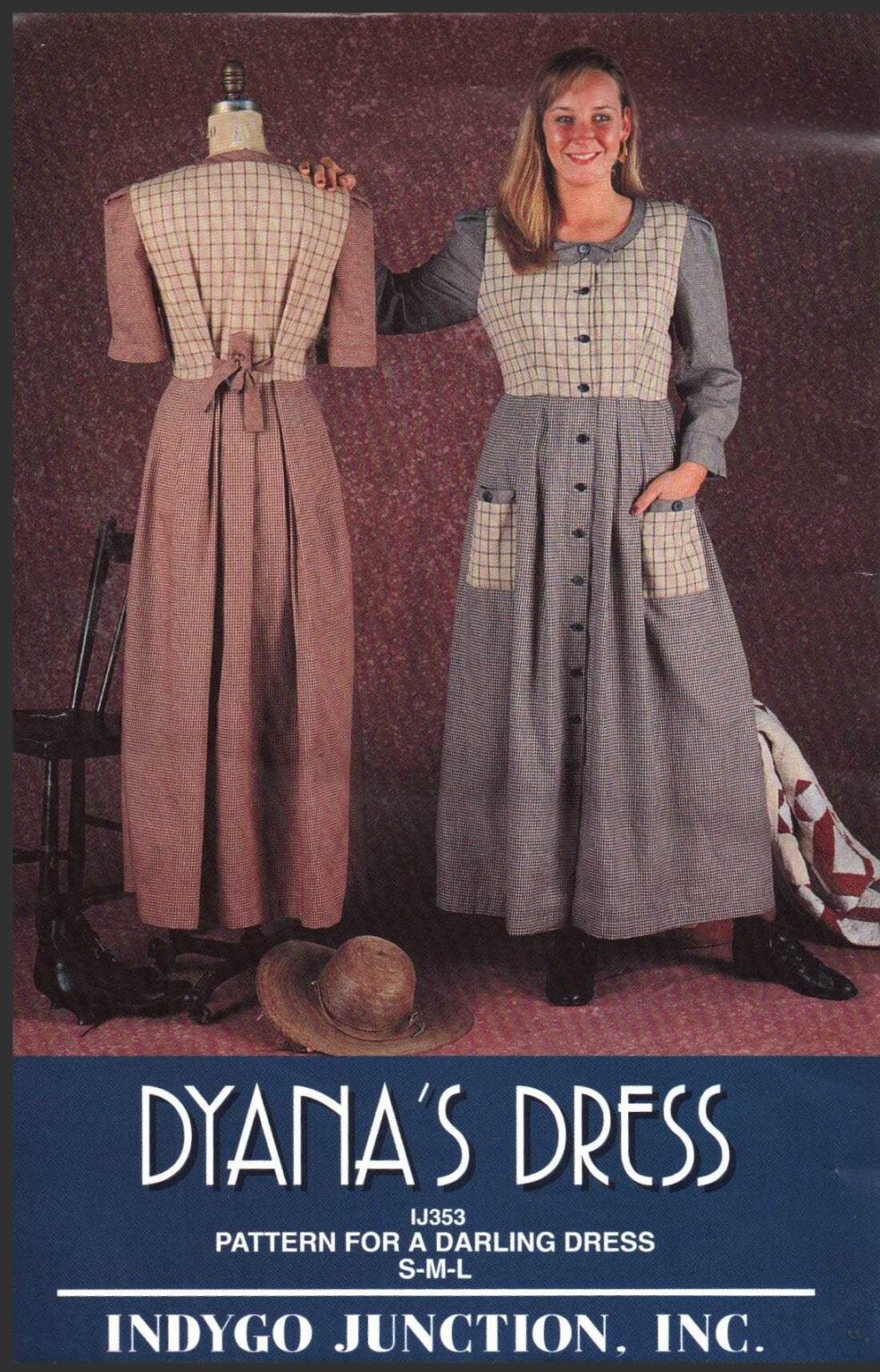 Indygo Junction IJ353 Dyana's Dress Size: S-M-L Uncut Sewing Pattern
