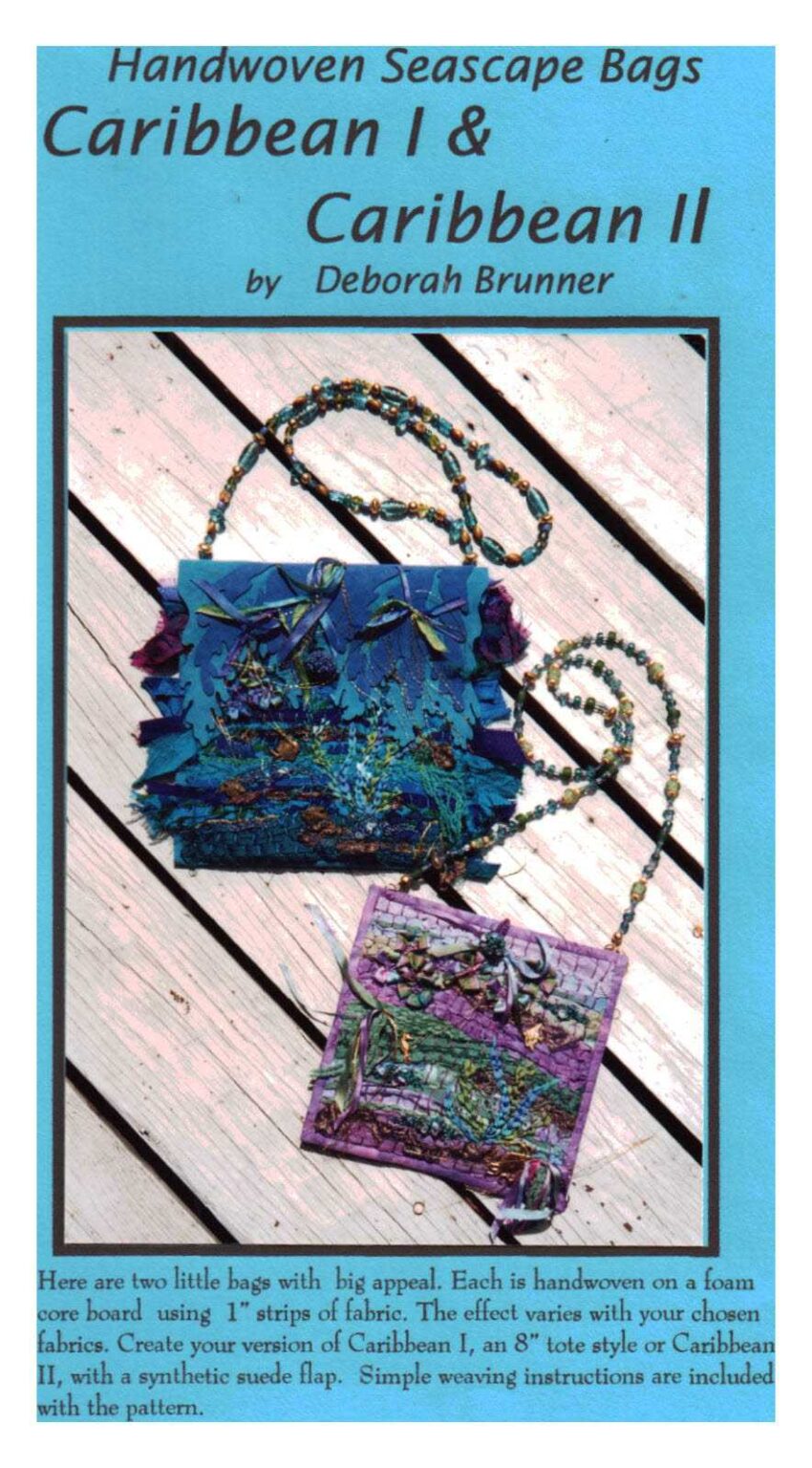 Deborah Brunner Handwoven Seascape Bags Caribbean 1 & 2 Size: One Uncut