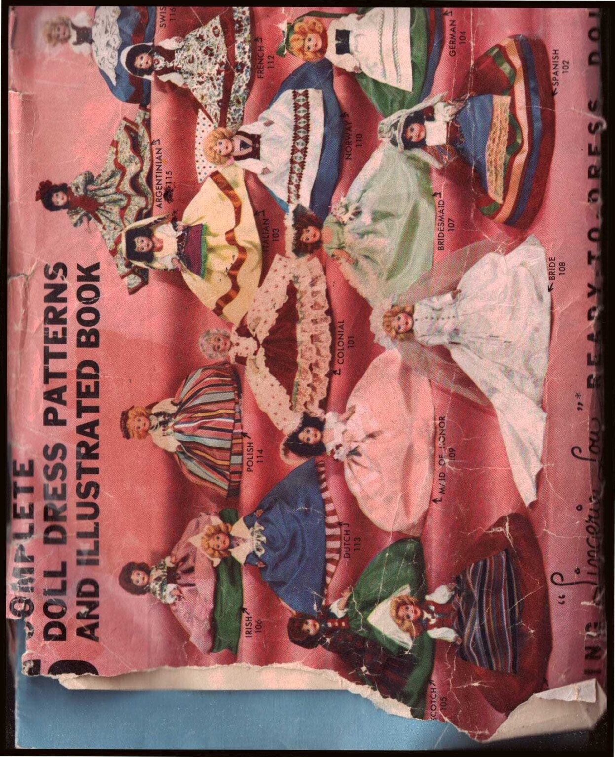 Colonial Doll 101 - Lingerie Lou Doll Collector's Book Doll Clothes ...