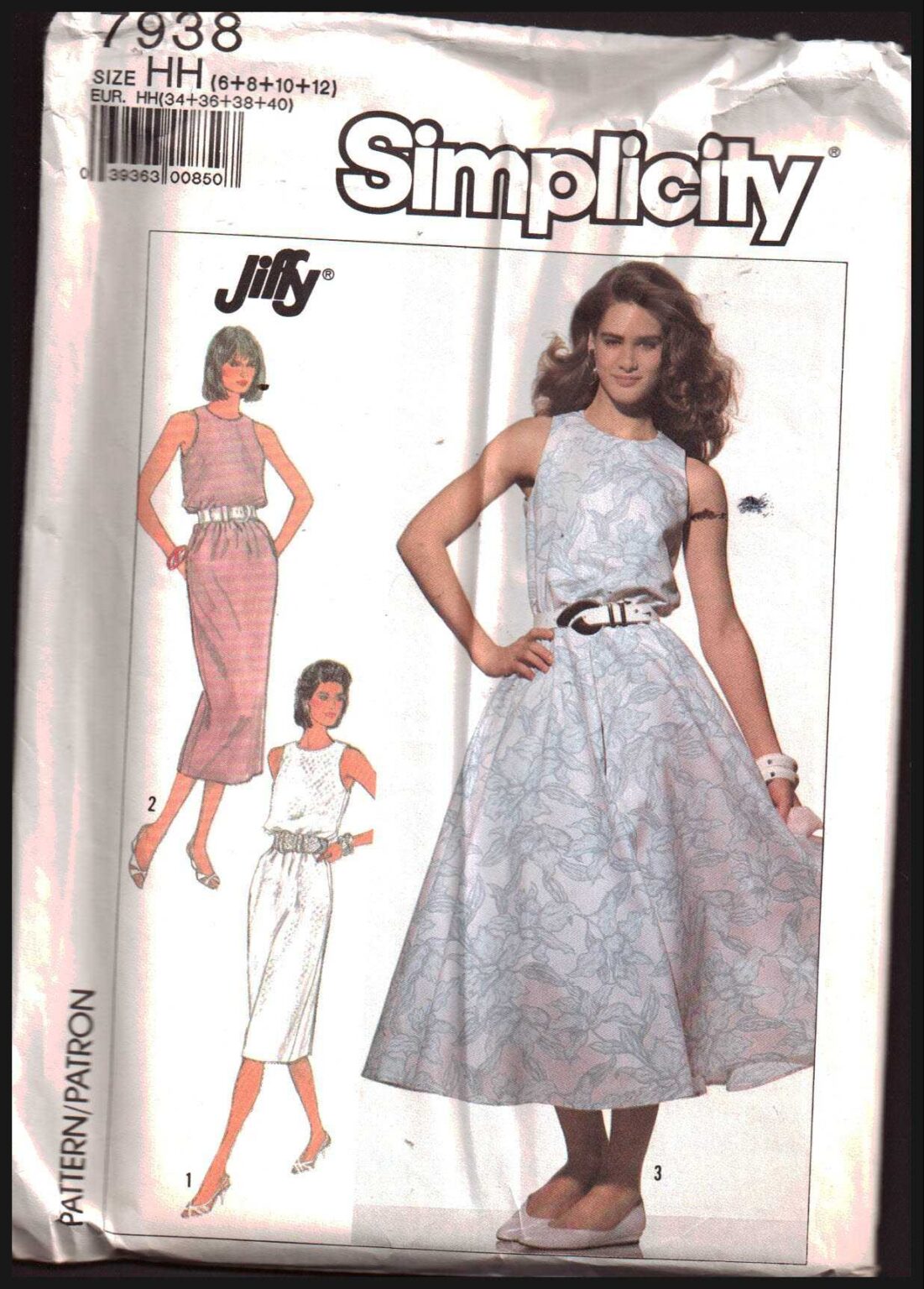 Simplicity 7938 Dress in two lengths Size: HH 6-8-10-12 Uncut Sewing ...