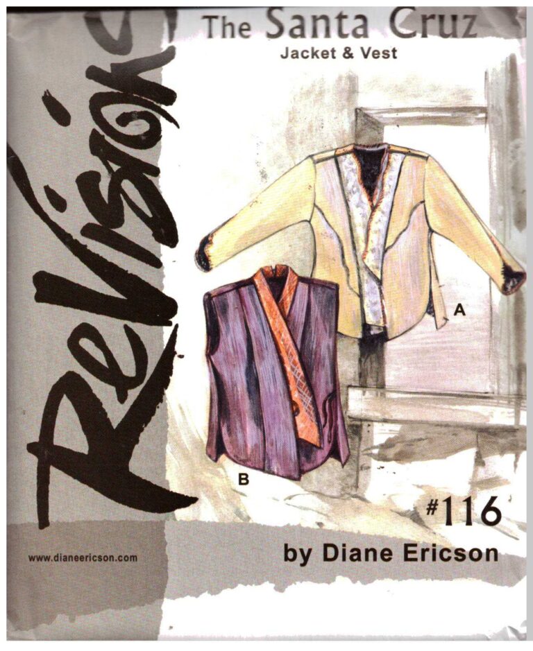 Revisions 116 The Santa Cruze Jacket, Vest by Diane Ericson Size: XXS ...