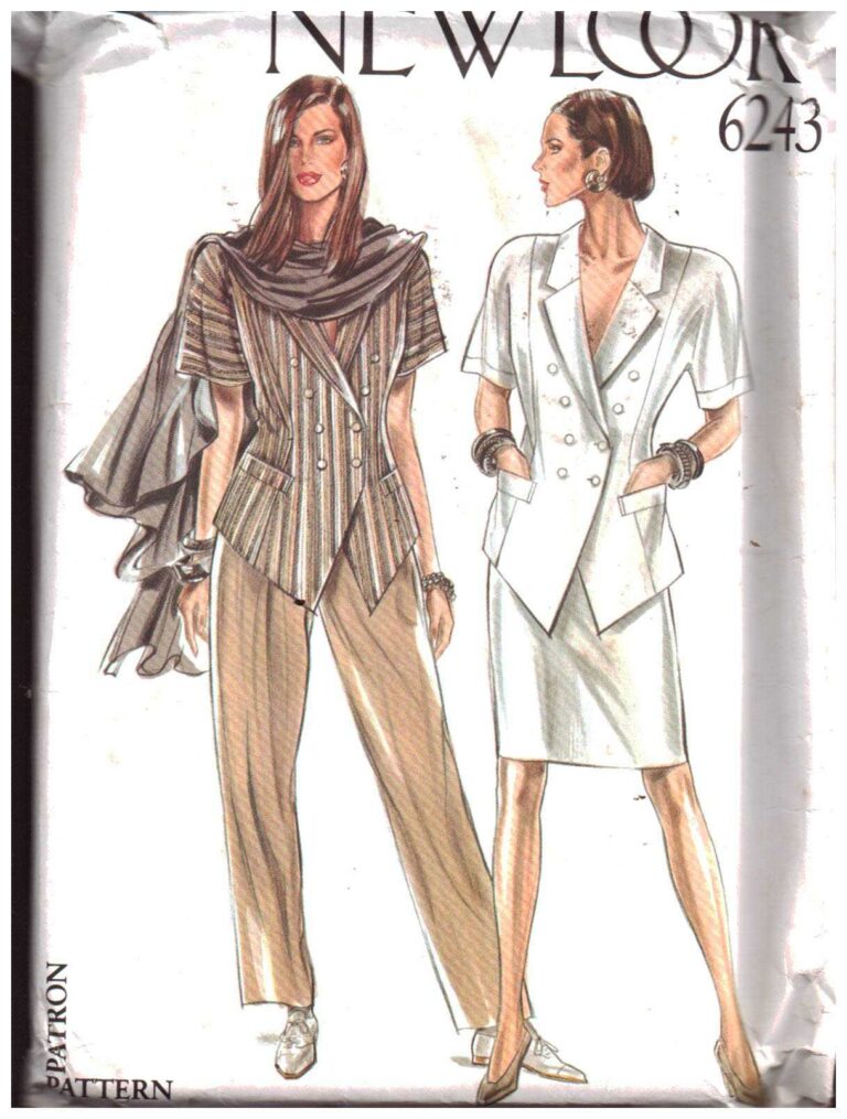 New Look 6243 Top, Skirt, Pants Size: 8-18 Uncut Sewing Pattern