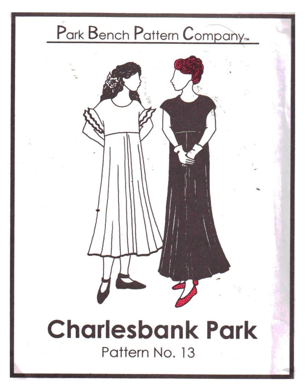 Park Bench Pattern Co. Charlesbank Park 13 Size: All Uncut Sewing ...