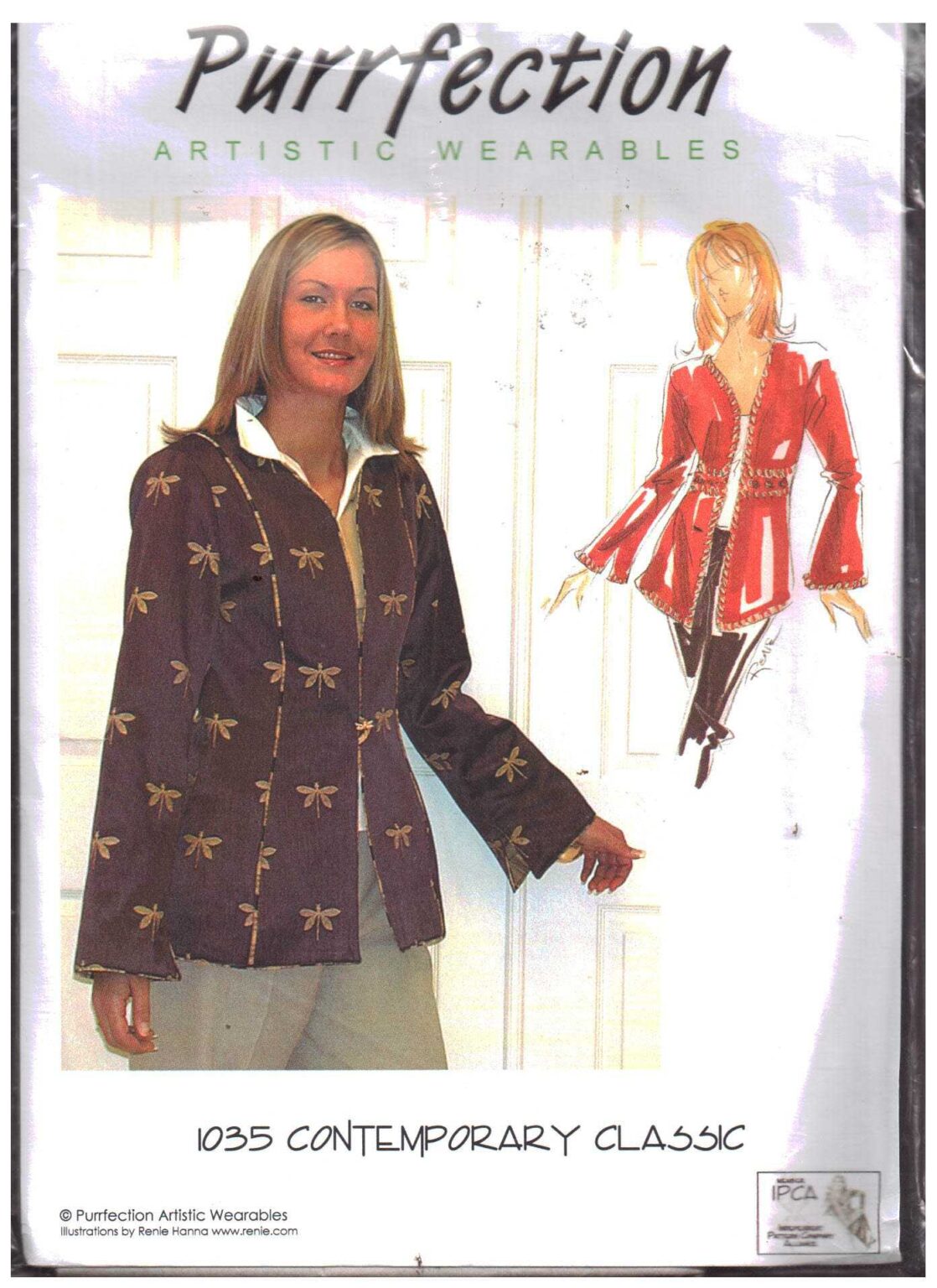 Purrfection 1035 Contemporary Classic Size: All Uncut Sewing Pattern