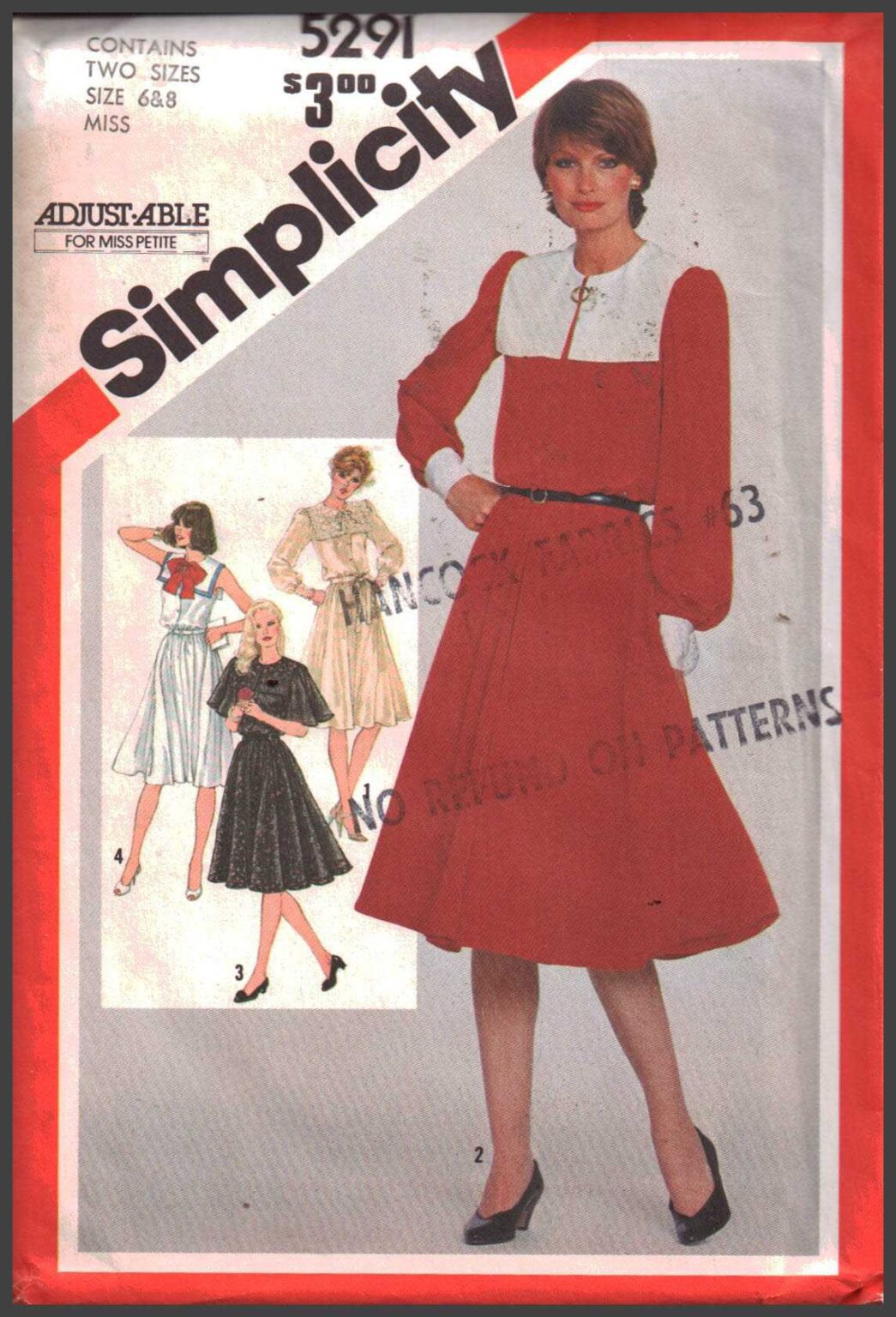Simplicity 5291 Dress Size: 6-8 Uncut Sewing Pattern