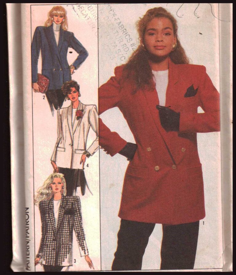 Simplicity 8777 Blazer Size: 22 Uncut Sewing Pattern
