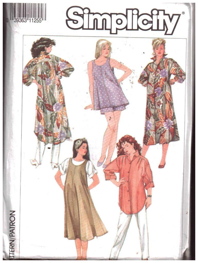 Simplicity 7271 Maternity Pants, Shorts, Dress, Jumper, Top Size: AA PT ...