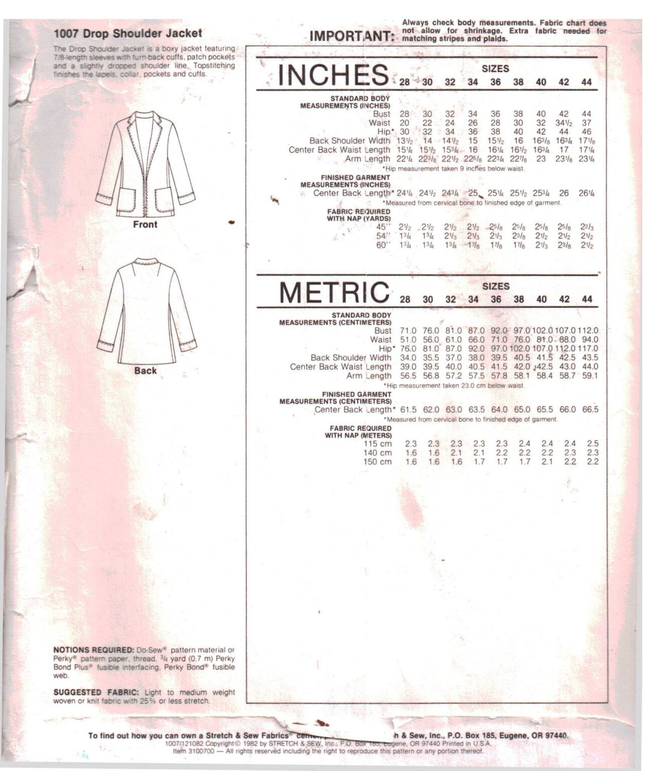 Sewing Patterns - Pattern-Walk Stretch & Sew Sewing Patterns collection