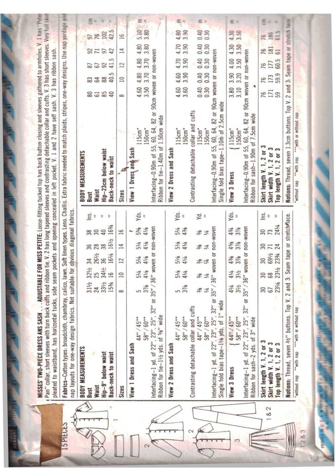 Simplicity 5974 Dress by Cathy Hardwick Size: 14 Used Sewing Pattern