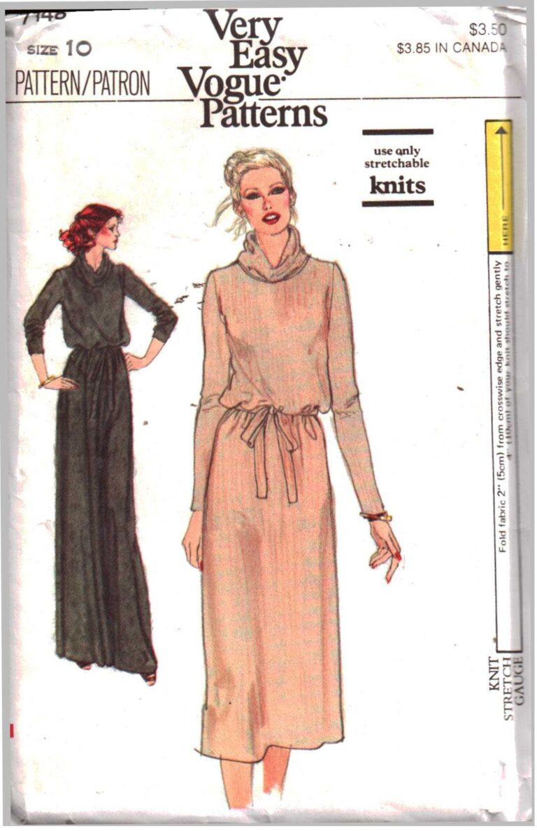 Vogue 7148 Dress Size: 10 Uncut Sewing Pattern